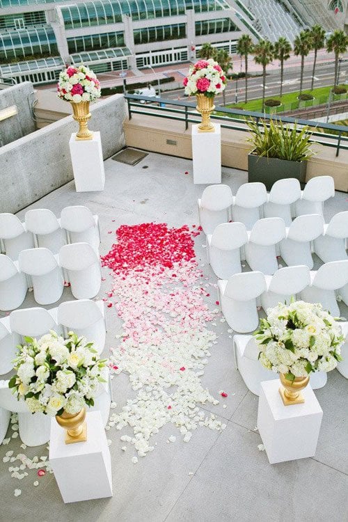 17 Gorgeous Wedding Decorations For Your Ceremony Aisle