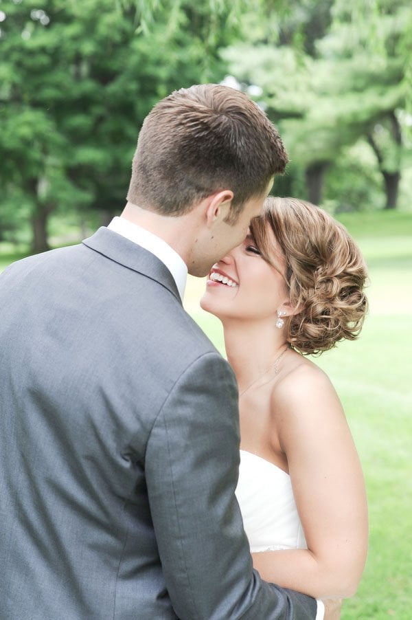 A Sweet Coral And Tulle Wedding At The Flint Golf Club Woman Getting