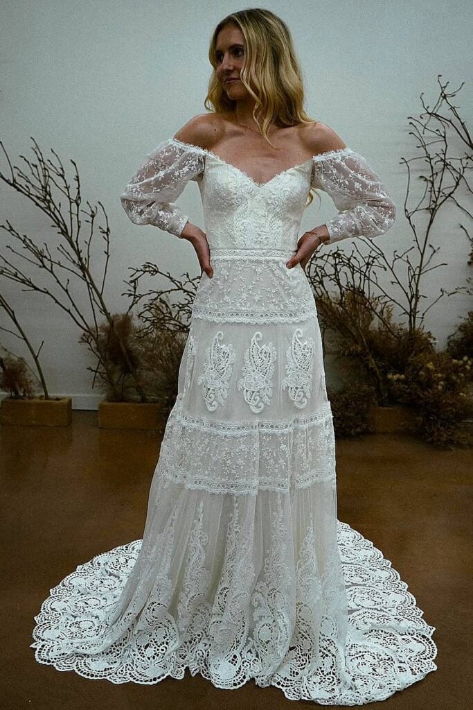 Boho Wedding Dress Styles: 20+ Dreamy Gowns for the Free-Spirited Bride